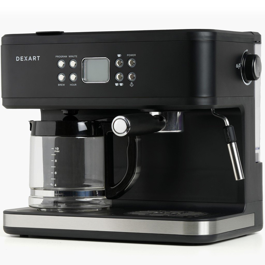 Dexart DX-1341 Home Barista 3-in-1 Filtre Kahve & Espresso Makinesi ...
